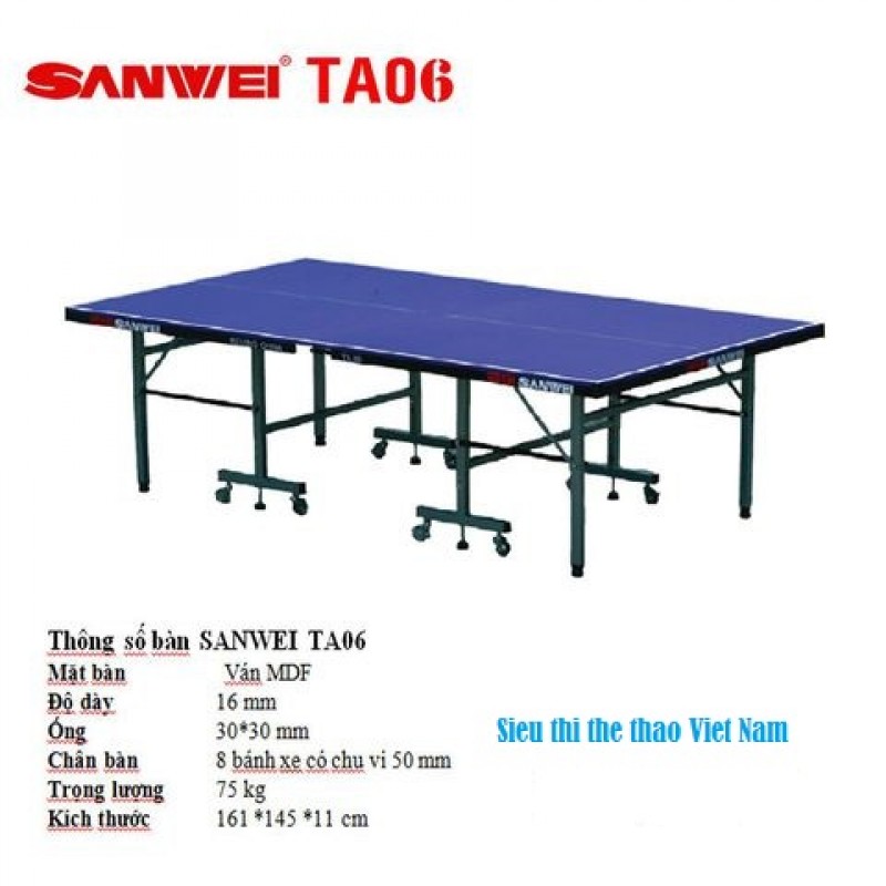 Bàn bóng bàn Sanwei TA-06